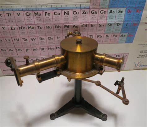 The Bunsen Kirchhoff Spectroscope At The Arezzo Antiques Fair Roberto Poeti Chimica