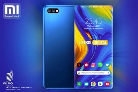 Foto Ponsel Xiaomi Masa Depan Punya Sisi Layar Melengkung