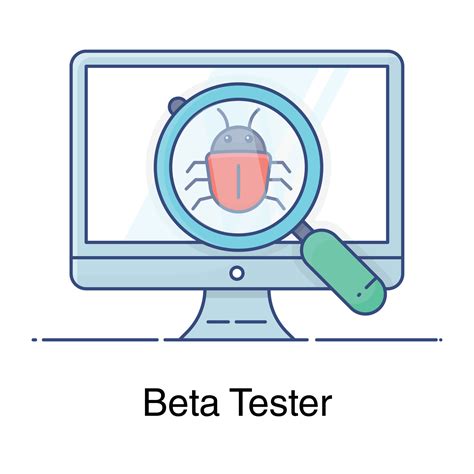Flat Icon Design Of Magnifier With Bug Virus Scanning Or Debugging