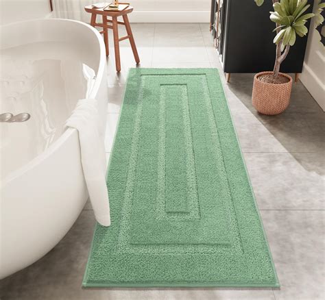Homore 24x60 Inch Bathroom Rug Tpr Backing Non Slip Long