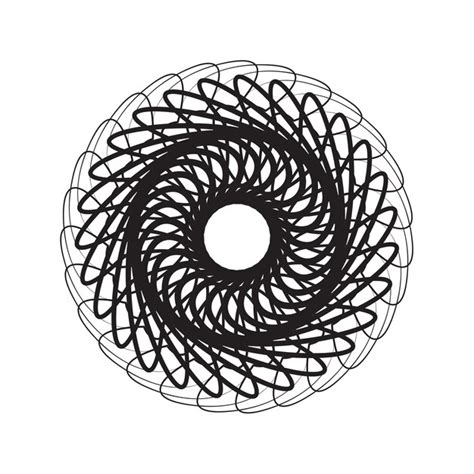 Premium Vector Abstract Circular Geometric Elements Round Pattern Decorative Vector Design