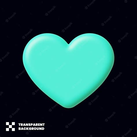 Premium Psd Like Love Social Media Icon 3d