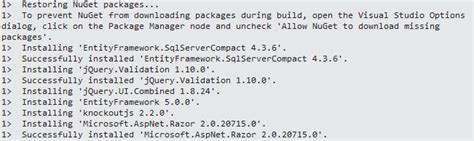 Anuraj How To Use Nuget Without Adding Packages To Tfs