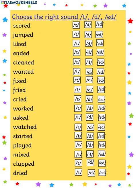 Past Simple Interactive Worksheet