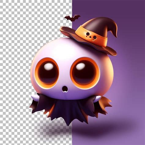 Premium Psd Ghost Cute Character