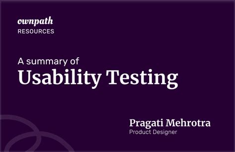 What Goes Into Usability Testing