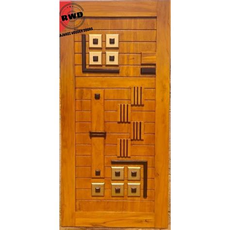 Teak Wood Design Doors Saag At Rs 450 Square Feet Bhavnagar Id 2849490129562