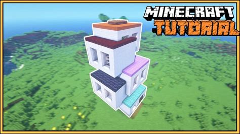 Minecraft Cube House Tutorial ⚒️modern Cubic House Tutorial⚒️ Youtube