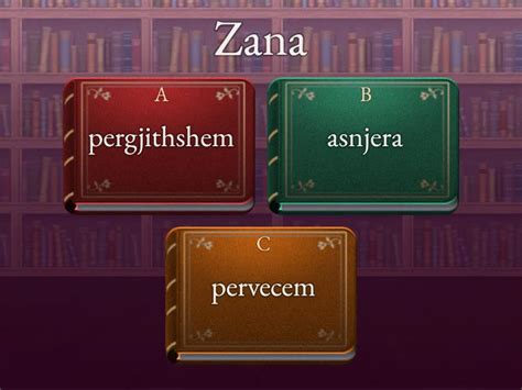 Emrat E Pervecem Dhe Te Pergjithshem Quiz