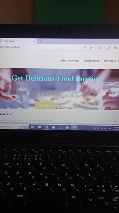 adinaidu tharlada on linkedin food munch application using html css fsd