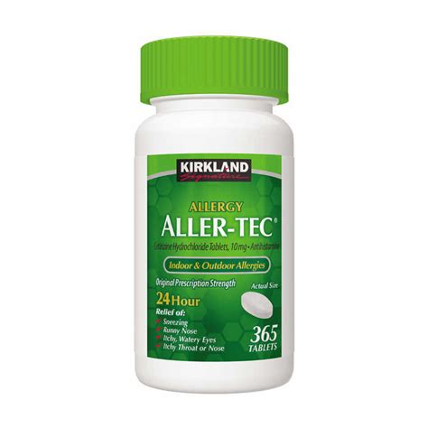 Kirkland Signature 10mg Aller Tec 365 Tablets Arenade Ph