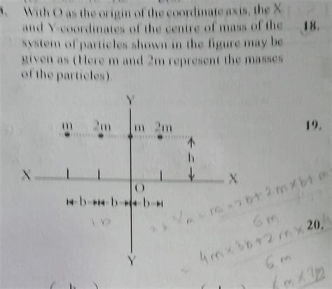 Answered 3 With O As The Origin Of The Coordinate Axis The X And Y Kunduz