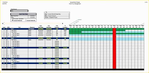 Free Pert Chart Template Excel Heritagechristiancollege