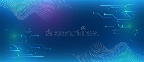 Digital Internet Communication On Blue Background Wide Cyber Security Internet And Networking