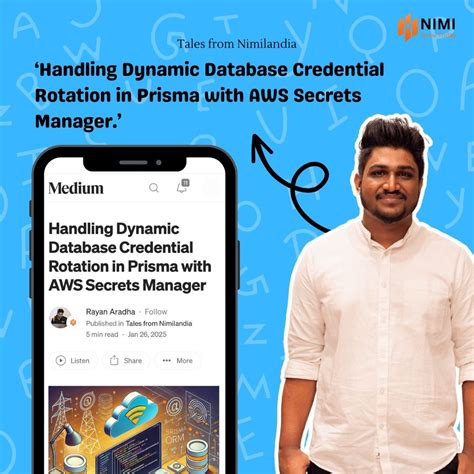 Nimi On Linkedin Handling Dynamic Database Credential Rotation In Prisma With Aws Secrets