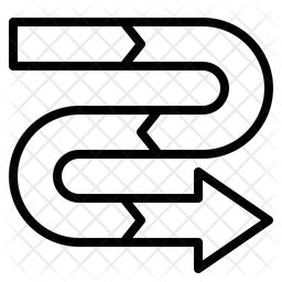 Circle Arrow Process Icon Download In Line Style