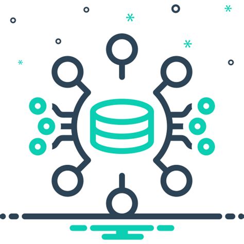 Data Hub Connection Server File Database Datacenter Icon