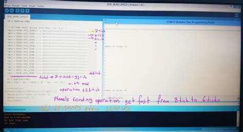 Problem On Due Number Of Clock Cycles Due Arduino Forum