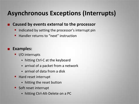 Ppt Exceptional Control Flow Exceptions And Processes Powerpoint Presentation Id1989255