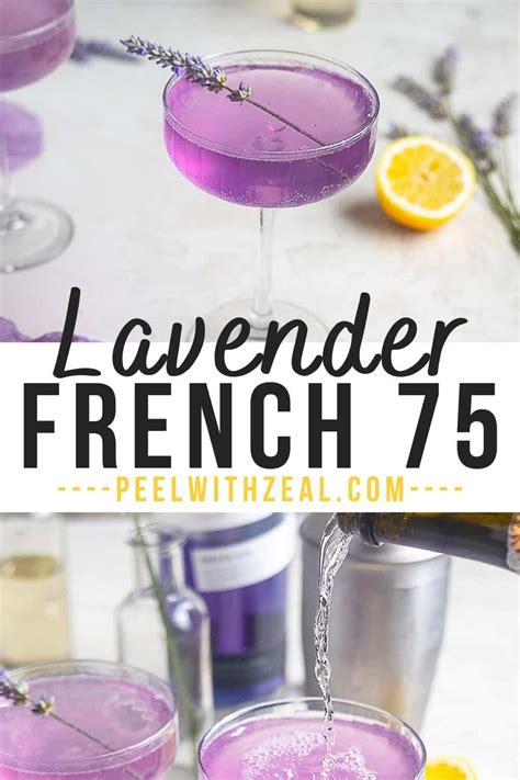Lavender French 75 Peel With Zeal