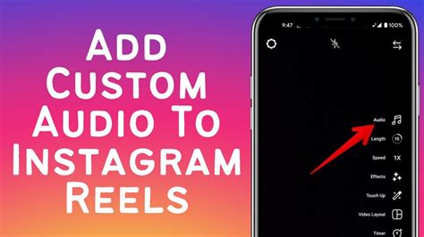 How To Upload Your Own Audio For Your Instagram Reels Youtube