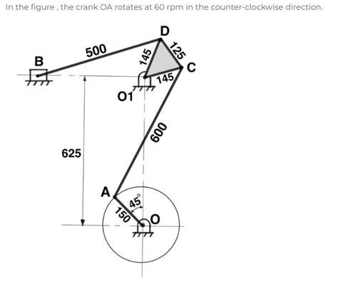 Solved Calculate The Tangential Velocity Of The Link Chegg