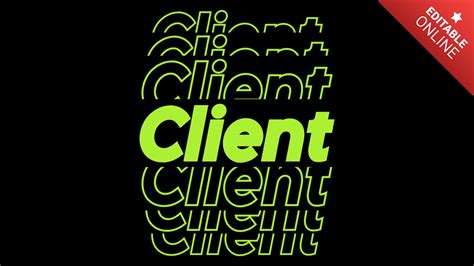 Client Text Effect Generator