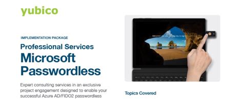 Professional Services Microsoft Passwordless Implementation Package