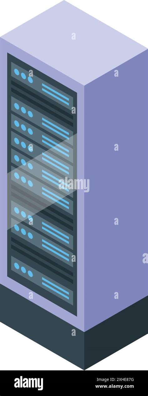 Server Rack The Backbone Of Modern Data Storage Is Shown Processing And Storing Digital