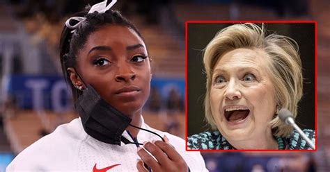 Breaking Hillary Clinton Accuses Simone Biles Of Colluding With The