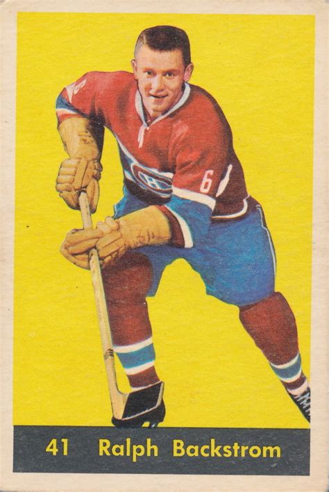 Ralph Backstrom 1960 61 Parkhurst 41