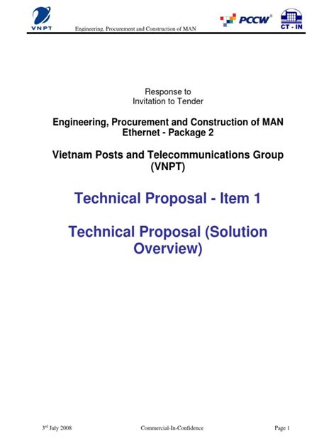Technical Proposal Solution Overview Printed Pdf Virtual Private Network Networking