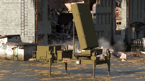 Ground Based Mobile Multi Mission Radar 3d Model 189 Obj Lxo Ma Max Fbx C4d Blend 3ds