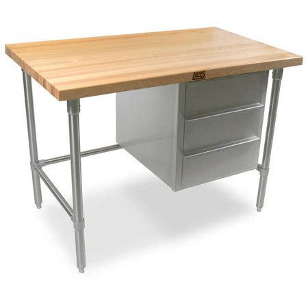 John Boos Btns01 48 X 30 Wood Top Work Table