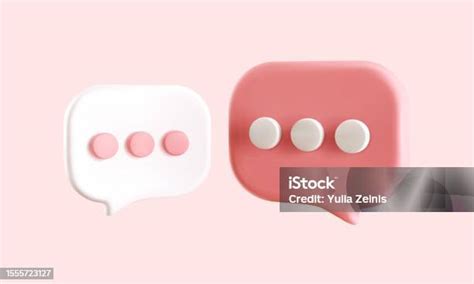 사실적인 3d 스타일의 말풍선 컬렉션입니다 점이 있는 소셜 미디어 대화 기호 0명에 대한 스톡 벡터 아트 및 기타 이미지 0명 개념 개체 그룹 Istock