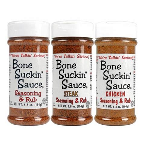 Bone Suckin Sauce Seasoning And Rub Chicken And Steak Dry Rubs Gluten