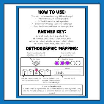 Digraph Sort And Practice Worksheets By The Delightful Mrs DeTine