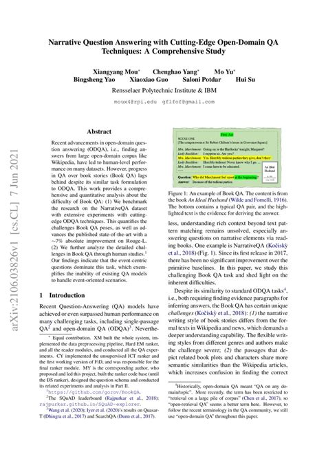 Narrative Question Answering With Cutting Edge Open Domain QA Techniques A Comprehensive Study