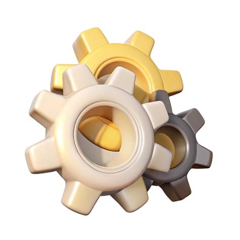 Interlocking Gears Teamwork And Collaboration Premium Ai Generated Vector