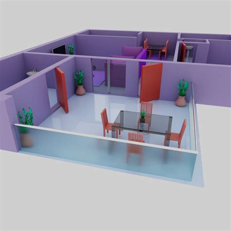 My House Interior Work In Maya Ketki Lele