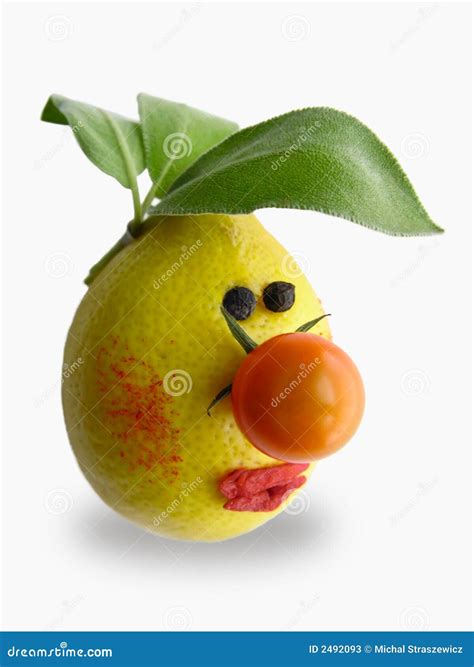 Vegetable Face Stock Image Image Of Lime Background 2492093