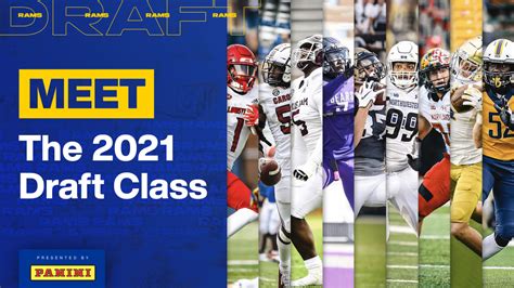 Photos Meet The Rams 2021 Nfl Draft Class