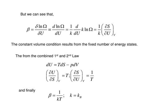 PPT The Statistical Interpretation Of Entropy PowerPoint Presentation ID
