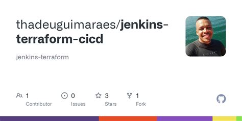 Github Thadeuguimaraesjenkins Terraform Cicd Jenkins Terraform