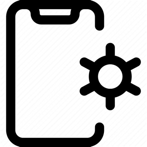 smartphone setting web mobile development icon download on iconfinder
