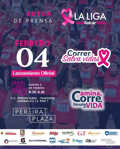 La Liga Ama Salvar Vidas Estamos Contando Los Días Para Vivir La Carrera Más Linda De Pereira