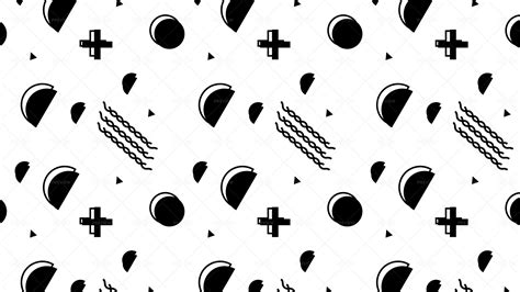 Geometric Retro Seamless Pattern Graphics Motion Array