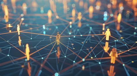 Premium Photo A Vibrant Display Of Network Nodes And Connections In Premium Photo A Vibrant Display Of Network Nodes And Connections In