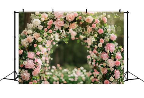 Backdrop For Maternity Photoshoot Rose Adorned Arch Backdrop Brp12 40