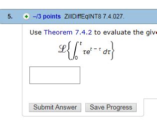 Use Theorem To Evaluate The Given Laplace Chegg